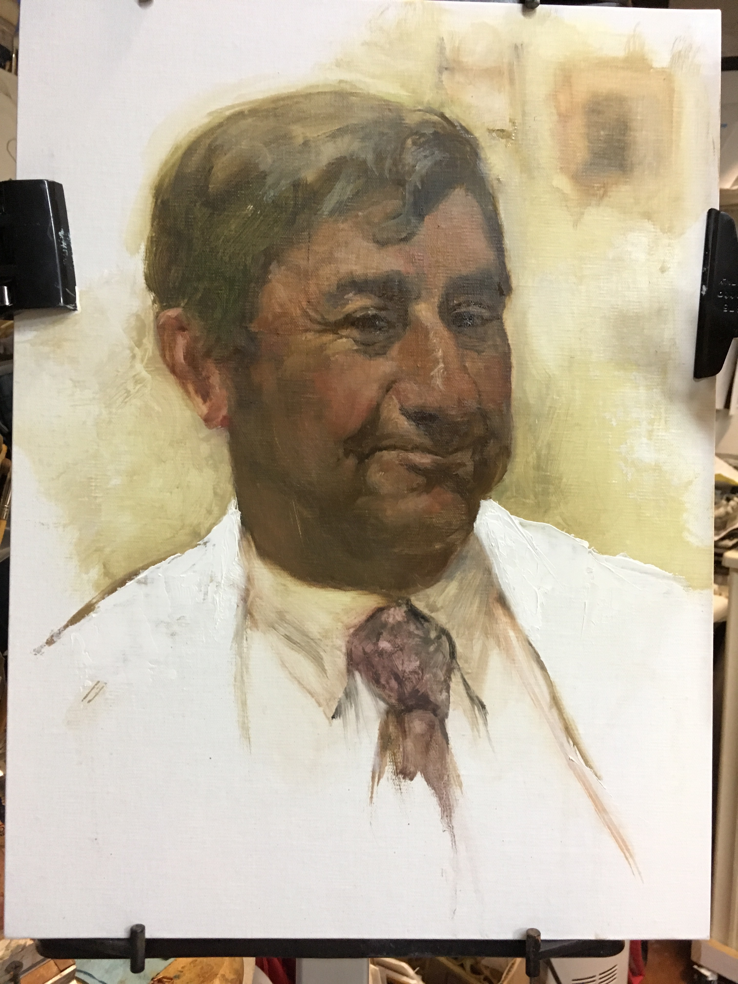 30 in 30 #8 portrait start-oil-16×12 on linen oil primed canvas ©jada ...